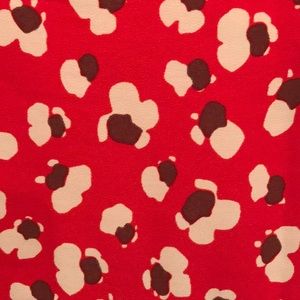 French Connection | Skirts | French Connection Red Floral Pleated Skirt ...